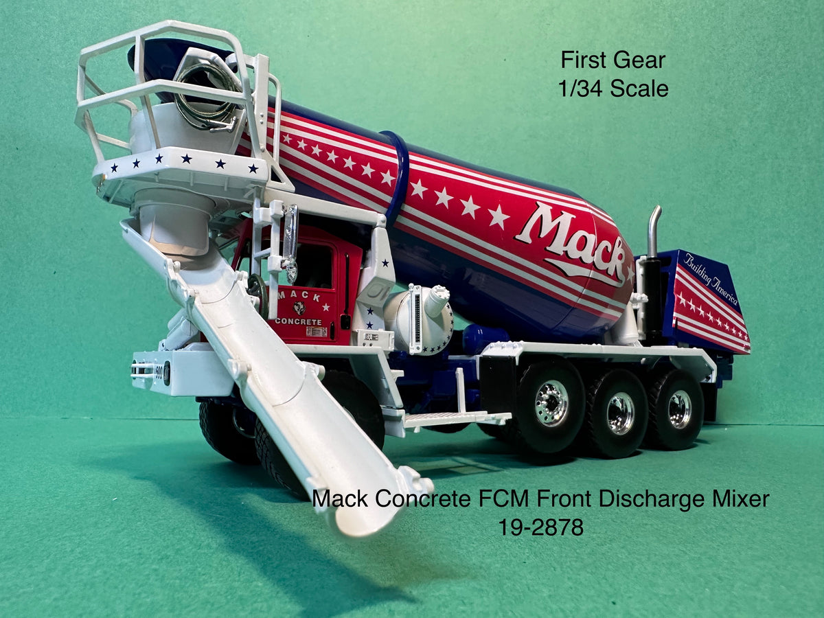 First Gear Mack FCM Series Front Discharge Concrete Mixer – The Cape ...