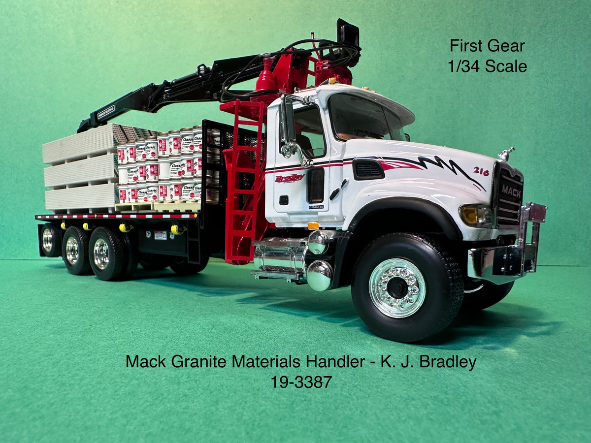 First Gear Mack Granite Tractor w/ Material Handler K.J. Bradley – The ...