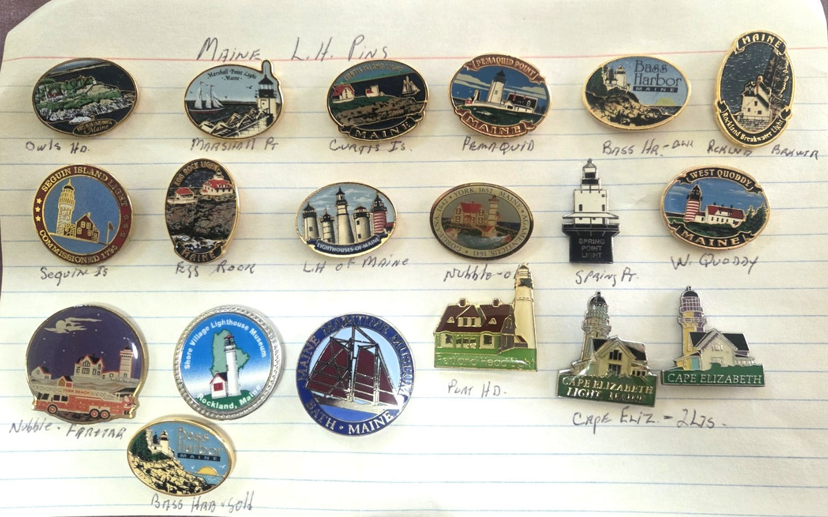 Maine Lighthouse Pins – The Cape Cod Store