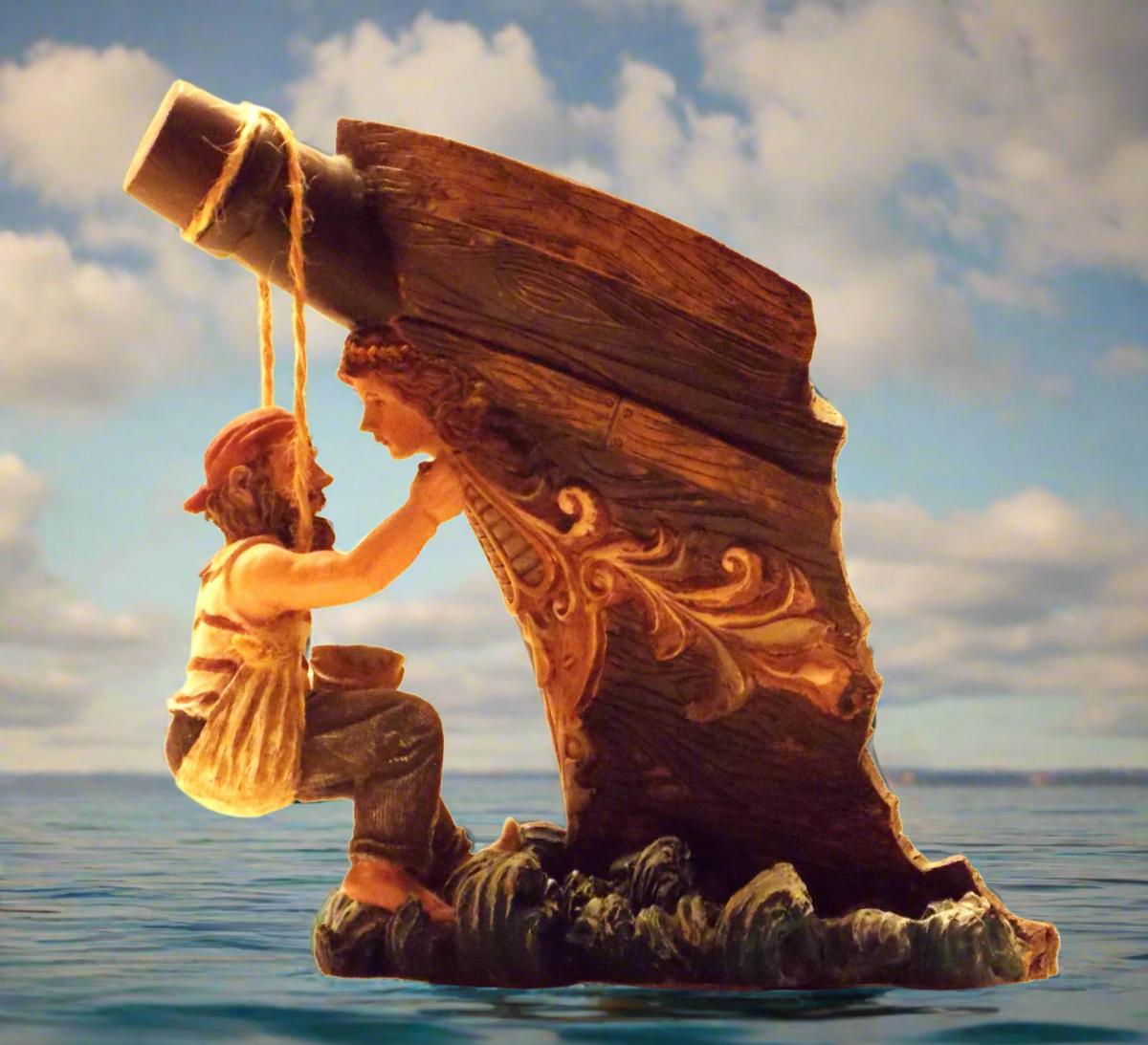 Old Salts Repainting the Figurehead – The Cape Cod Store