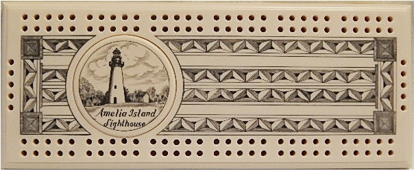 Scrimshaw Amelia Island Lighthouse Cribbage Board – The Cape Cod Store
