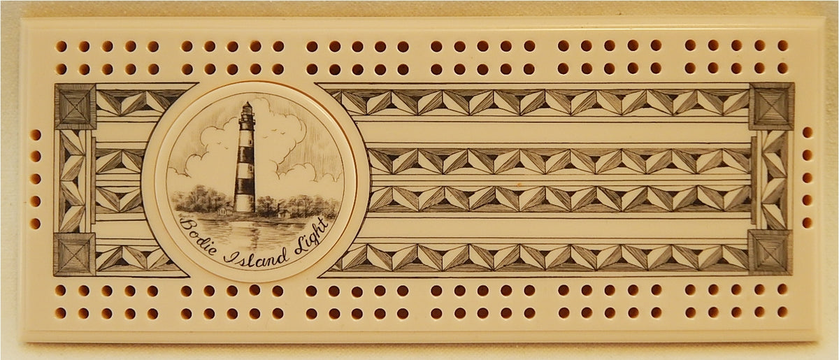 Scrimshaw Bodie Island Lighthouse Cribbage Board – The Cape Cod Store