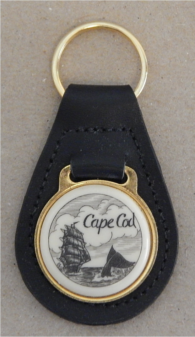Scrimshaw Cape Cod Whaler Keyring – The Cape Cod Store