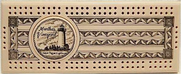 Scrimshaw Cape Poge Lighthouse Cribbage Board – The Cape Cod Store