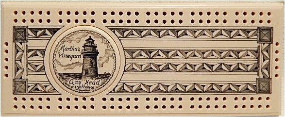 Scrimshaw Gay Head Lighthouse Cribbage Board – The Cape Cod Store