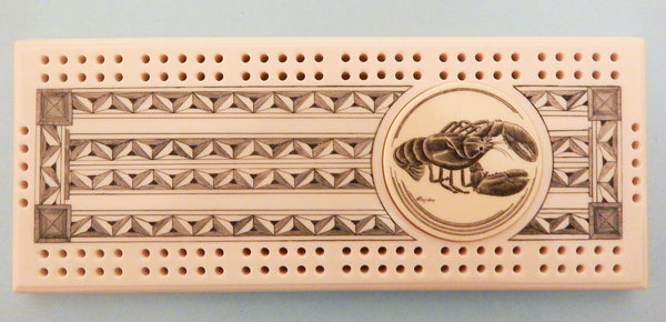 Scrimshaw Lobster Cribbage Board – The Cape Cod Store